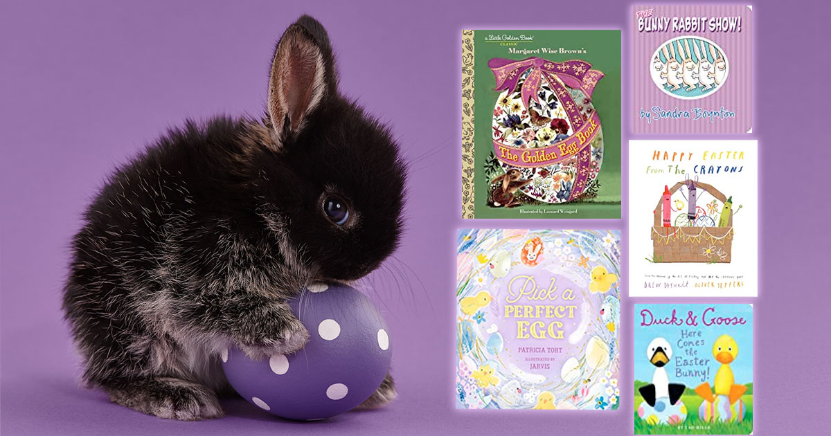 Bright, fun Easter-themed children's books