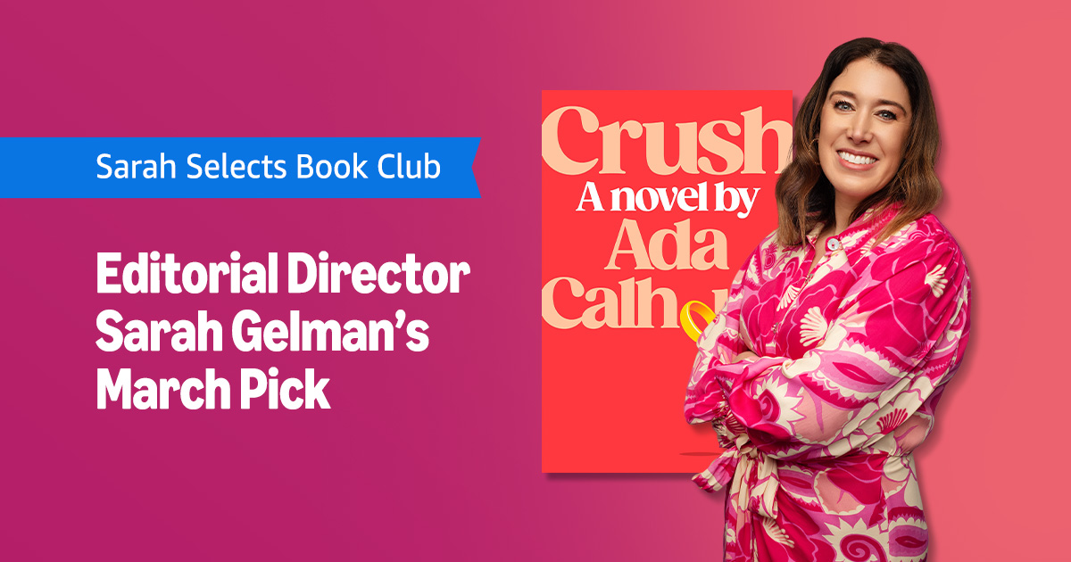 Check out the March Sarah Selects book club pick